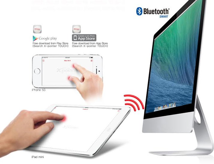 ChoisTechnology's X-pointer solution turns your smartphone into a touch pad