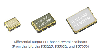 Epson introduces high-frequency differential-output PLL-based crystal oscillators