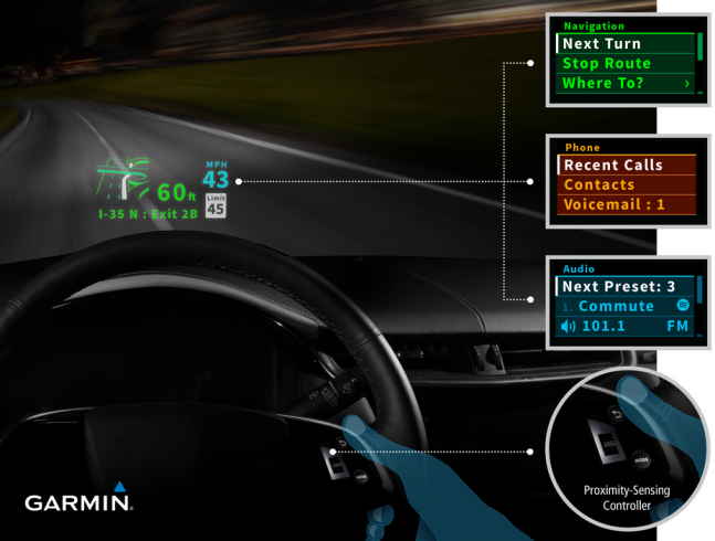 Garmin showcases new infotainment technology for automakers