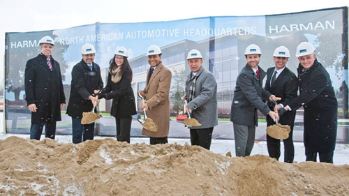 HARMAN breaks ground on new North American automotive headquarters