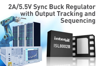 Intersil releases ISL8002B synchronous buck switching regulator