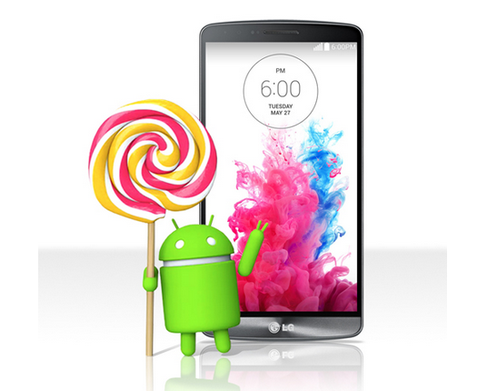 LG first to roll out Android 5.0 Lollipop upgrade