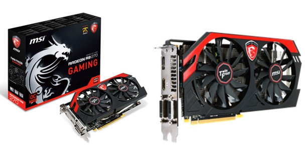 MSI R9 270 GAMING 2G available now