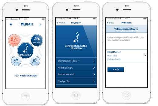 Health management via app