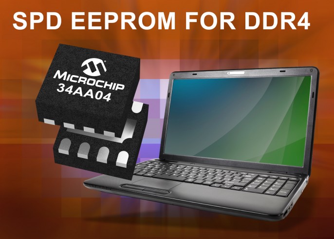Microchip unveils 4Kb serial presence detect EEPROM for DDR4 SDRAM modules
