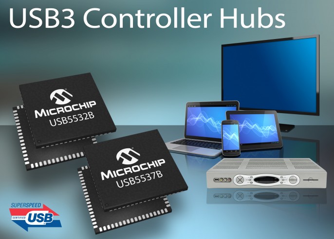 Microchip’s new USB3 controller hubs are world’s first with on-chip ...