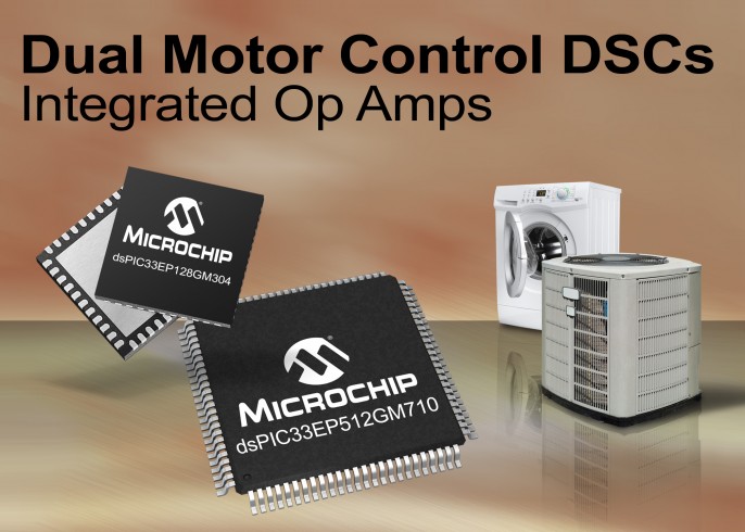 Microchip expands dsPIC DSCs for appliance, automotive and industrial ...