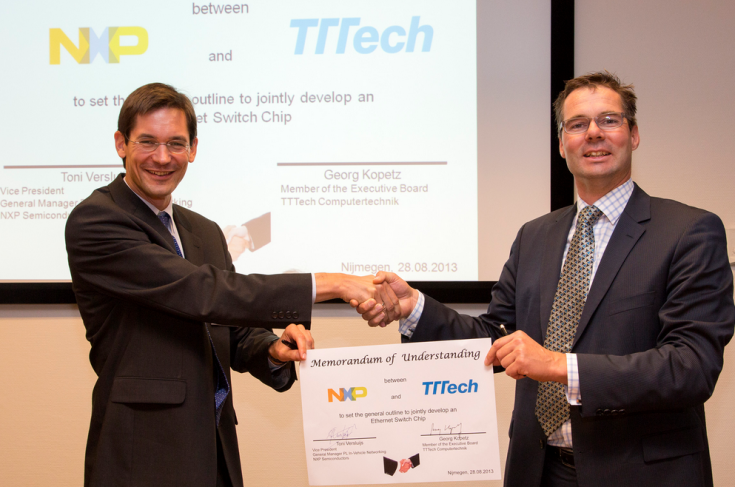 NXP, TTTech announce collaboration on automotive Ethernet switch chip