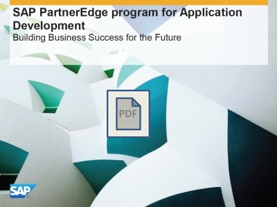 SAP PartnerEdge program for Application Development gains global momentum