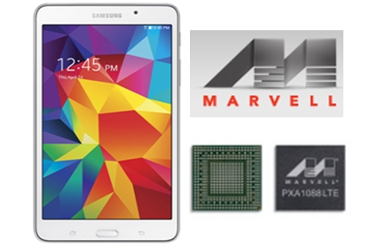 Samsung's new GALAXY Tab 4 7.0 tablet whizzes on Marvell's ARMADA ...