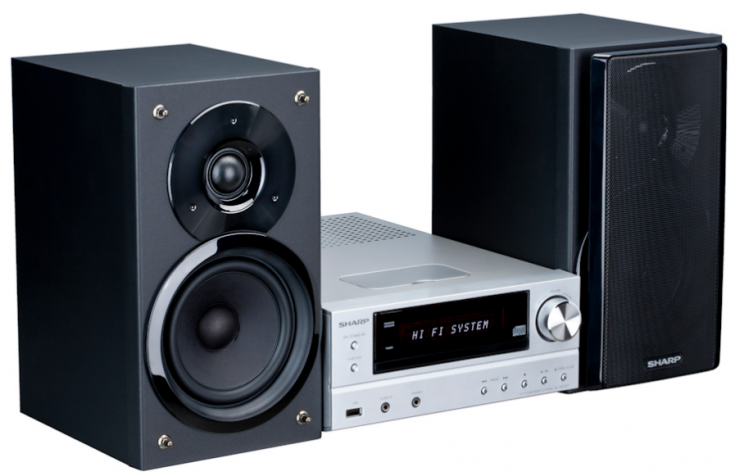 Sharp unveils two new NFC HiFi systems