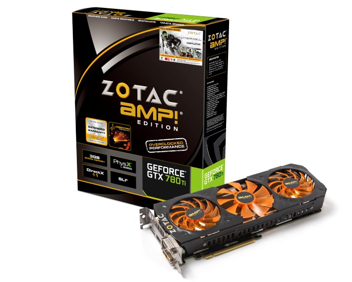 ZOTAC reveals GeForce GTX 780 Ti AMP! Edition