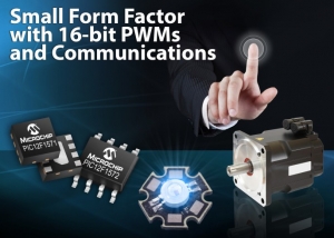 Microchip expands 8-bit PIC microcontroller portfolio with three high-resolution 16-bit PWMs